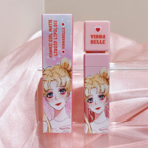 Anime girl matte liquid lipstick - non transfer & waterproof – Yinnabelle